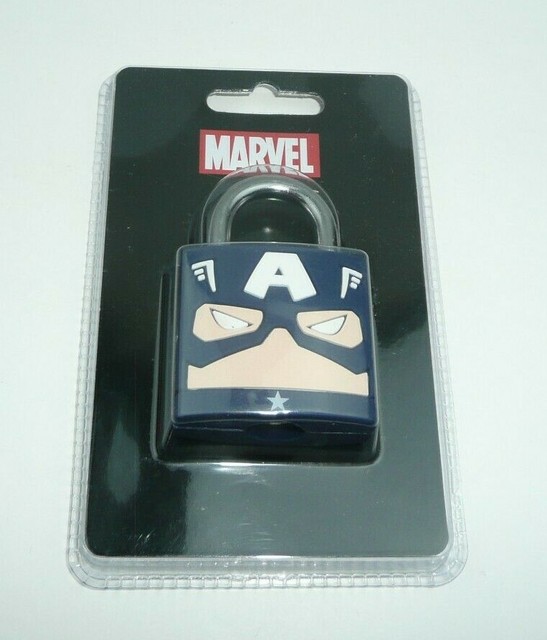 Captain America Padlock With 2 Keys Marvel Comics Lock for Lockers ...