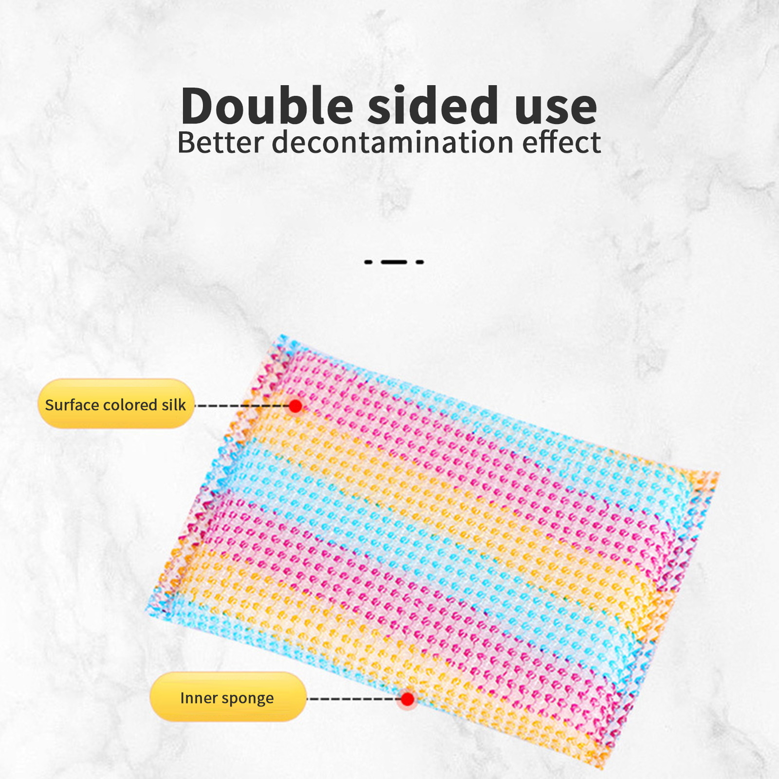 Coated Utensil Cleaner Non-stick Pan Safe Sponge 20 Pack Microfiber ...