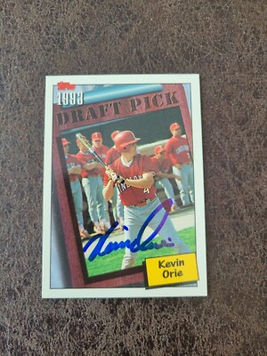 1994 Topps rookie Kevin Orie #762 - Chicago Cubs - Autographed! | eBay