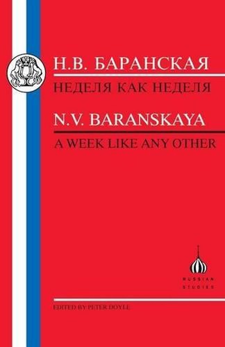 A Week Like any Other by Natalia Baranskaia (English) Paperback Book | eBay
