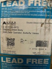 AMES 4" Colt C200-bfg Stainless Steel Double Check ASSY Gear Operator ...