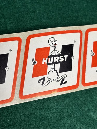 6 HURST FLOOR SHIFTY SHIFTER DECAL STICKER - VINTAGE DRAG RACING NHRA ...