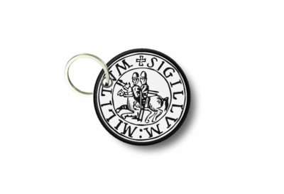 Key Ring Keys Key Embroidered Badge Patch Seal Templar Flag Knight | eBay