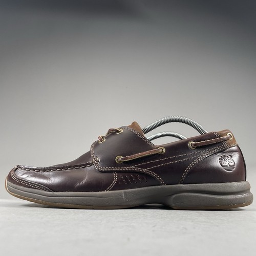 Timberland Earthkeepers Mens 11.5 Anti Fatigue Brown Leather Docksider ...