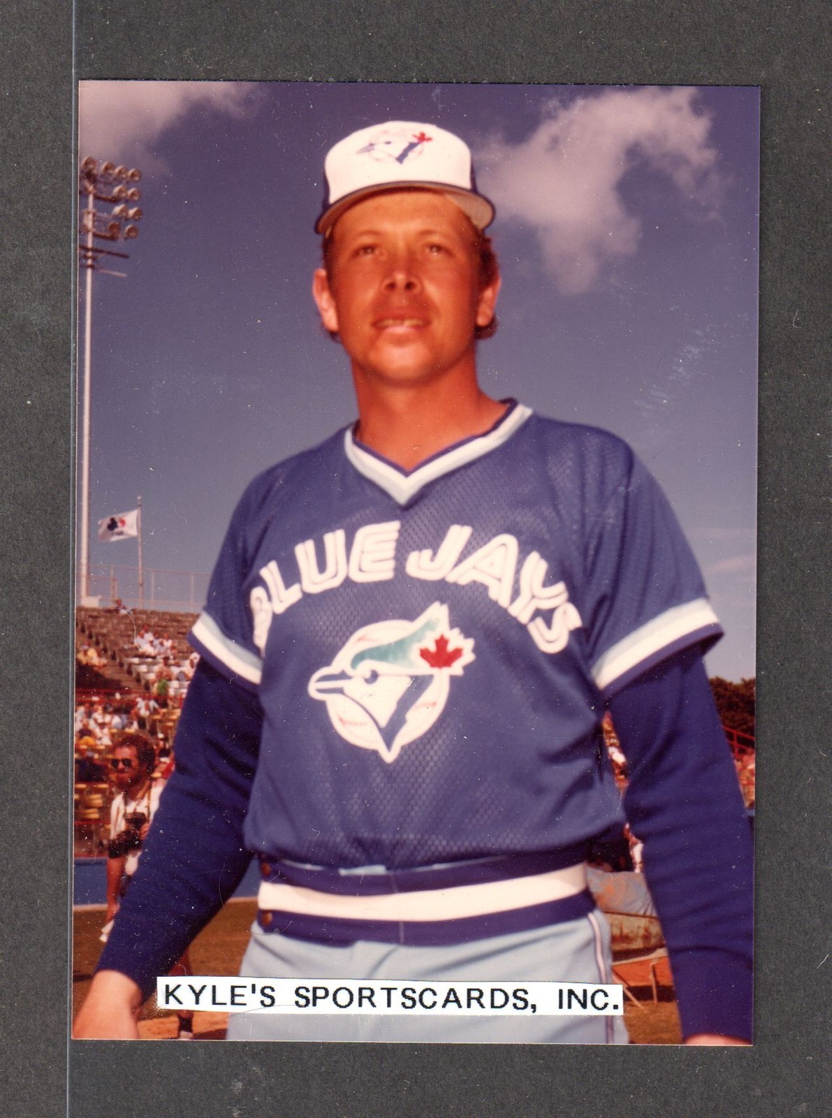 Barry Bonnell BLUE JAYS UNSIGNED 3-1/2 x 4-7/8 COLOR ORIGINAL SNAPSHOT ...