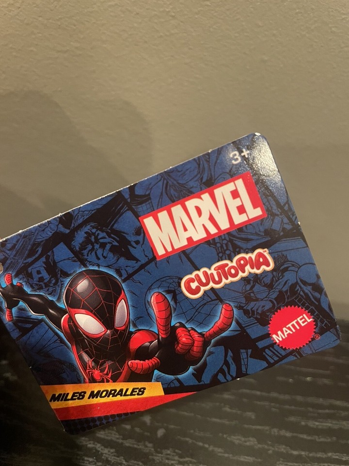 DISNEY Cuutopia Marvel 5" Spiderman Miles Morales Plush NEW - SAME DAY ...
