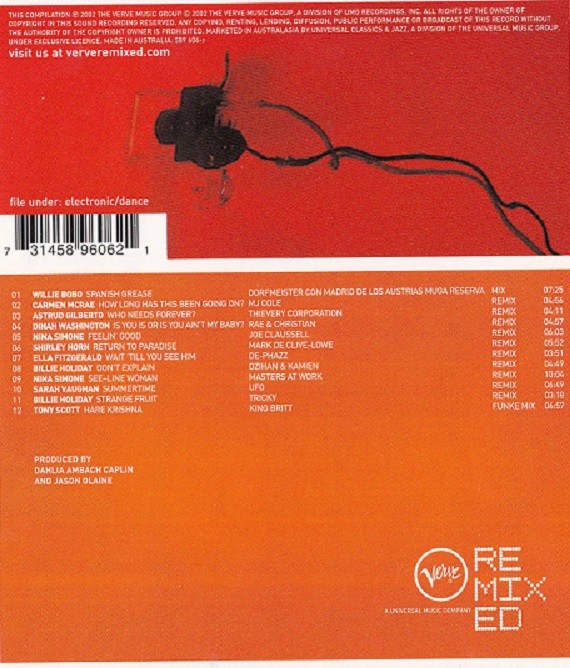 Verve Remixed by Various Artists (CD) 731458960621| eBay