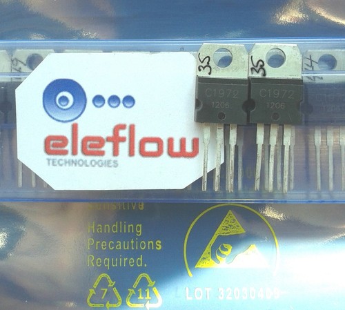2SC1972 MATCHED PAIR (hFE 35 - 50) ELEFLOW VHF/RF TRANSISTOR. | eBay