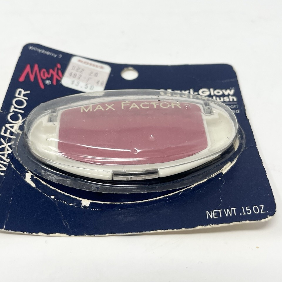 VINTAGE MAX FACTOR MAXI-GLOW TOUCH ON CREAM BLUSH PINKBERRY 7 Prop | eBay