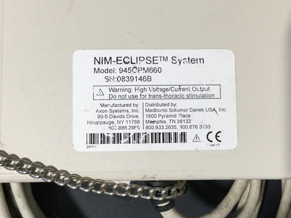 MEDTRONIC NIM-ECLIPSE SYSTEM 1 NIM-Eclipse System Device 1 NM Eclipse ...