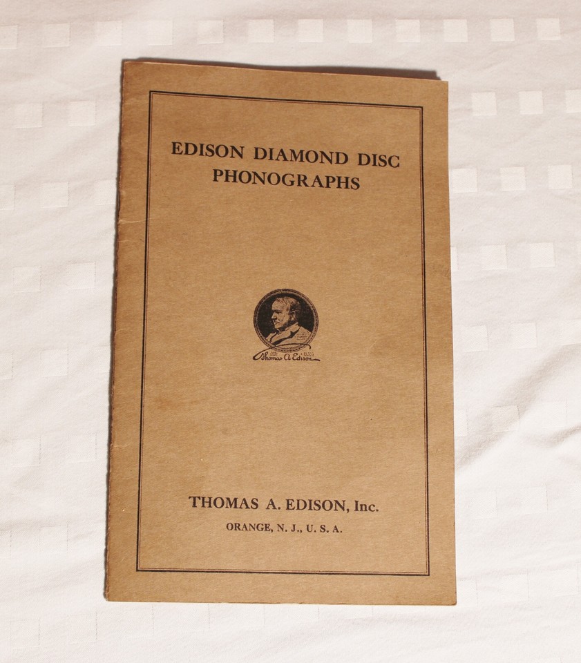 Edison Diamond Disc Phonograph "Baby Console" #BC-34, with Manual ...
