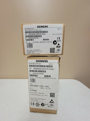 Siemens Micromaster 420 6SE6420-2UC13-7AA1 NEW OPEN BOX - WITH DISPLAY ...