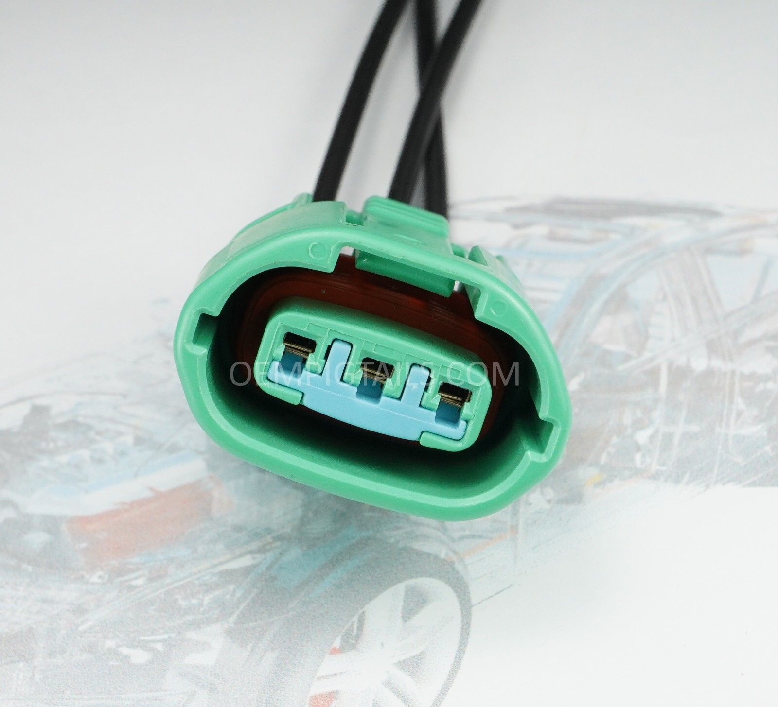 Subaru Alternator Wire Harness Plug Kit Oval Green WRX Impreza Tribeca ...