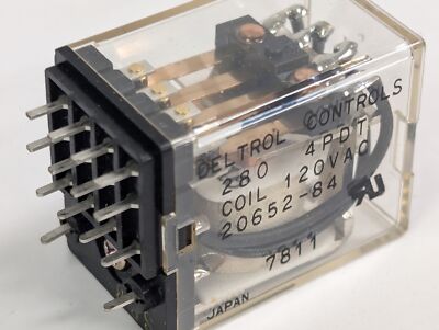 DELTROL CONTROL 120VAC 4PDT RELAY (R29) | eBay