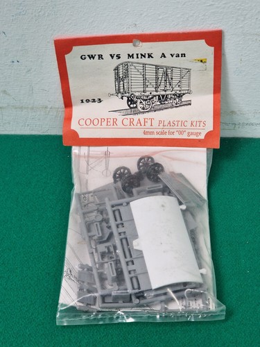 COOPER CRAFT 1:76 OO Gauge GWR VS Mink A Van Railway Wagon Plastic ...