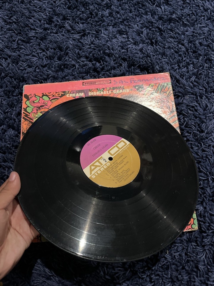 CREAM ORIGINAL 1967 UK DISRAELI GEARS REACTION MONO LP 593003 MATRIX A1 B1 VG | eBay