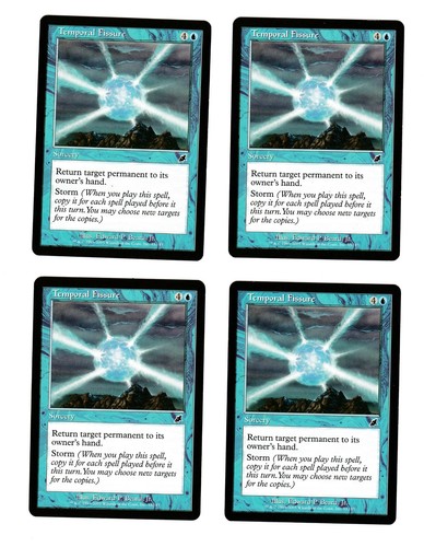 4x Temporal Fissure VG/EX Scourge Magic Commander EDH 4x x4 | eBay