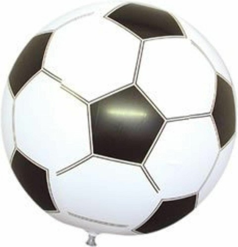 40cm INFLATABLE FOOTBALL Boys Beach Ball Blow Up Fancy Dress Party ...