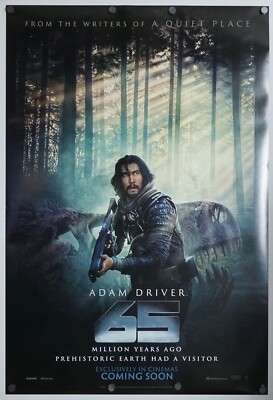 65 - original DS movie poster 27x40 - Adam Driver - T Rex INTL Style A ...