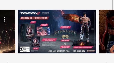 TEKKEN 8 Premium Collector Edition PS5 PlayStation 5 Exclusive DLC ...