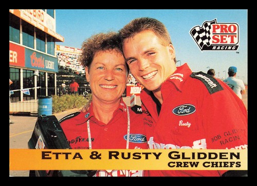 Rusty Glidden / Etta Glidden #167 1992 Pro Set NHRA | eBay