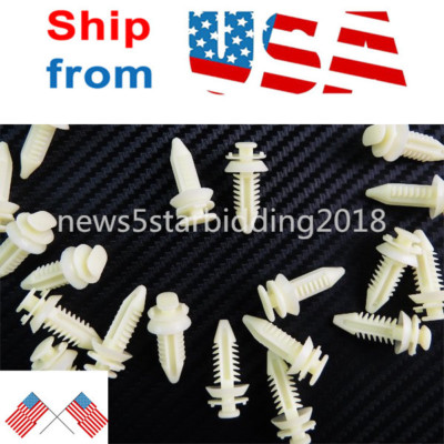 100Pcs, Door Trim Panel Clips Fits Chevrolet Pickup SUV C10 C1500 C2500 ...