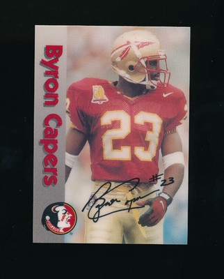 1996-97 Florida State Seminoles Seniors Team Issue Byron Capers BXCP01 ...