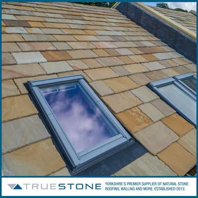 Truestone 22mm Yorkshire Buff Natural Stone Roof Slates | eBay UK