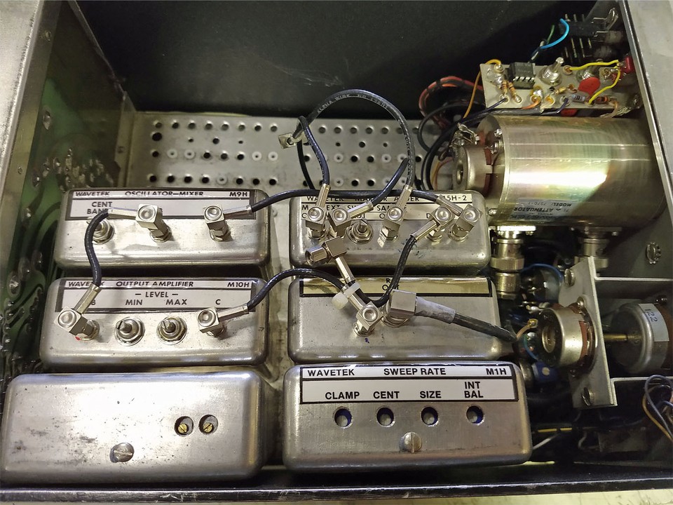 WAVETEK 1801B SWEEP/SIGNAL GENERATOR 1-950 MHz, FOR PARTS OR NOT ...