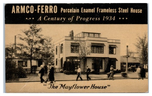 Armco-Ferro Porcelain Enamel Frameless Steel House Middletown Ohio OH ...