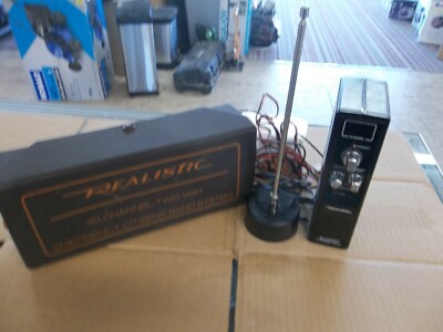 realistic TRC-412 CB 40 channel two way emergency citizens band system ...