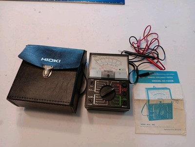 Hioki M100B, Analog Multimeter, Case And Instructions | eBay