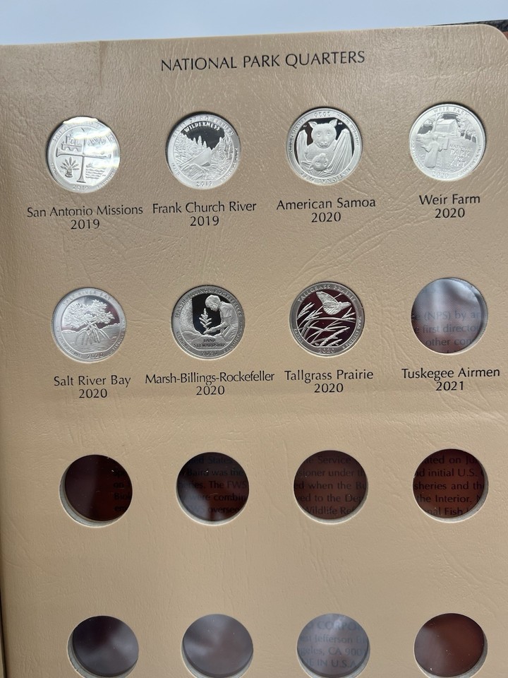 2010-2020 Clad Proof QUARTERS SET AMERICA THE BEAUTIFUL NATIONAL PARK ...