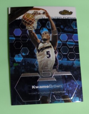 2002-03 Topps Finest Basketball Kwame Brown #21 Washington Wizards | eBay