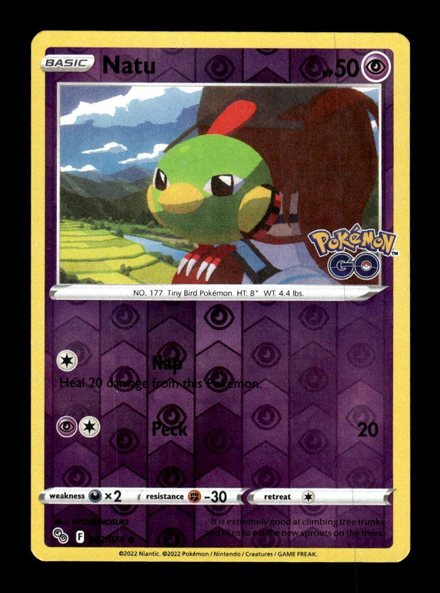 Pokemon Go Natu 032/078 Reverse Holo | eBay