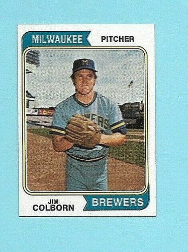 1974 Topps Baseball #75 Jim Colborn | eBay