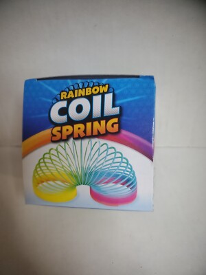 Rainbow 3" Plastic Coil Spring Slinky "The Toy Network " | eBay
