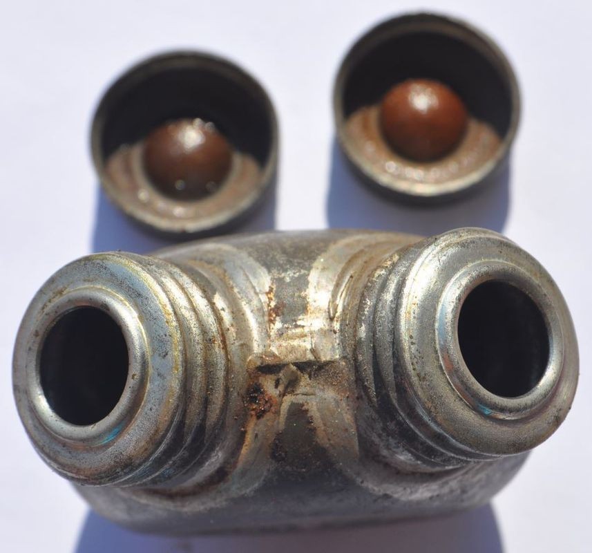 1940s WWII Era Soviet Russian MOSIN RIFLE Gun Two-Spout Oiler Oil Flask ...