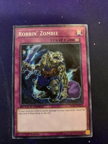 Yu-Gi-Oh! TCG Robbin' Zombie Speed Duel - Attack from the Deep SBAD ...