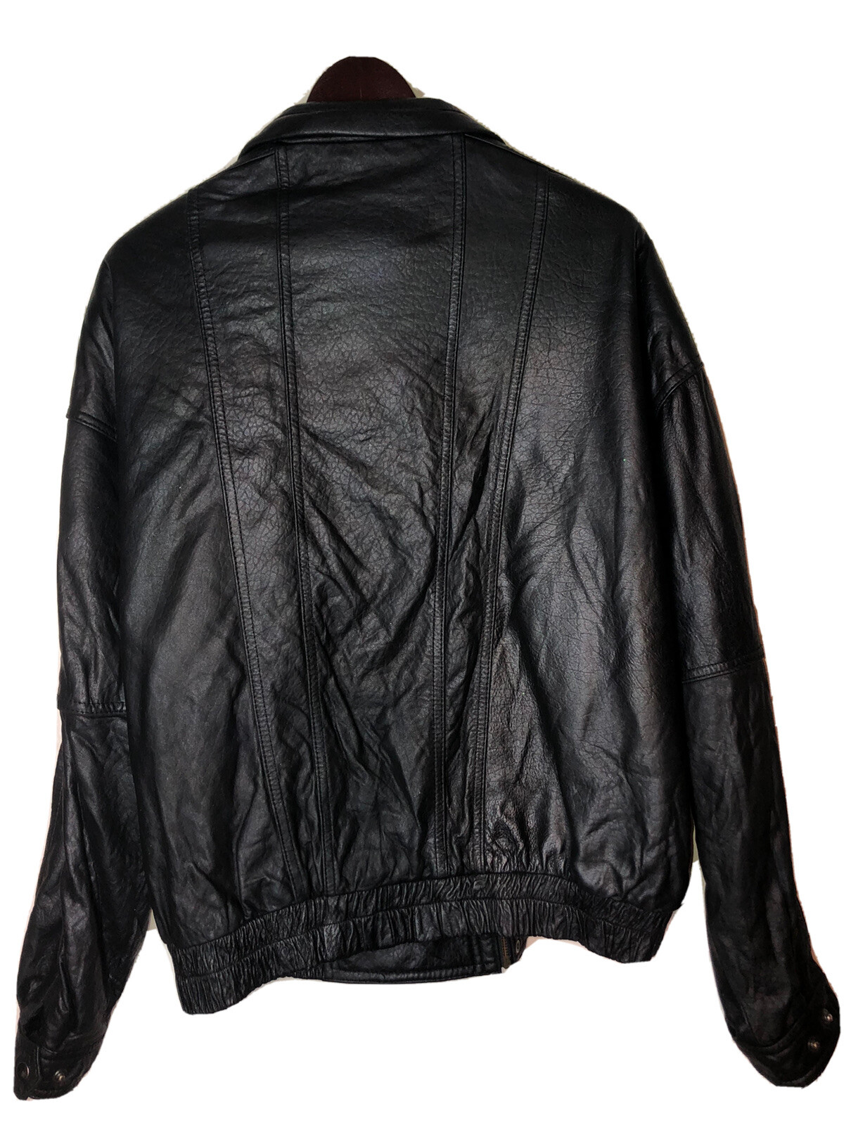 Fabiani Leather Jacket Black Men’s Size Large | eBay