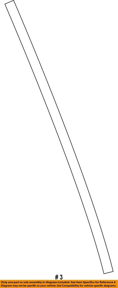 MITSUBISHI OEM 14-22 Outlander PHEV Glass-Lift Gate Glass Seal Strip ...
