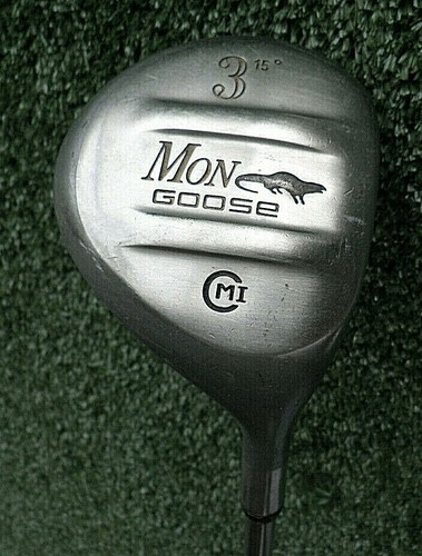 MONGOOSE METAL 3 WOOD GOLF CLUB RH VINTAGE 15 LOFT FAIRWAY CLASSIC ...