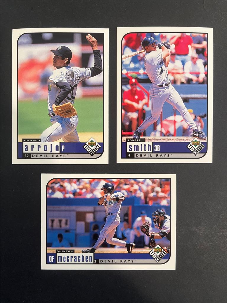 1999 Upper Deck UD Choice Tampa Bay Devil Rays Team Set 3 Cards | eBay