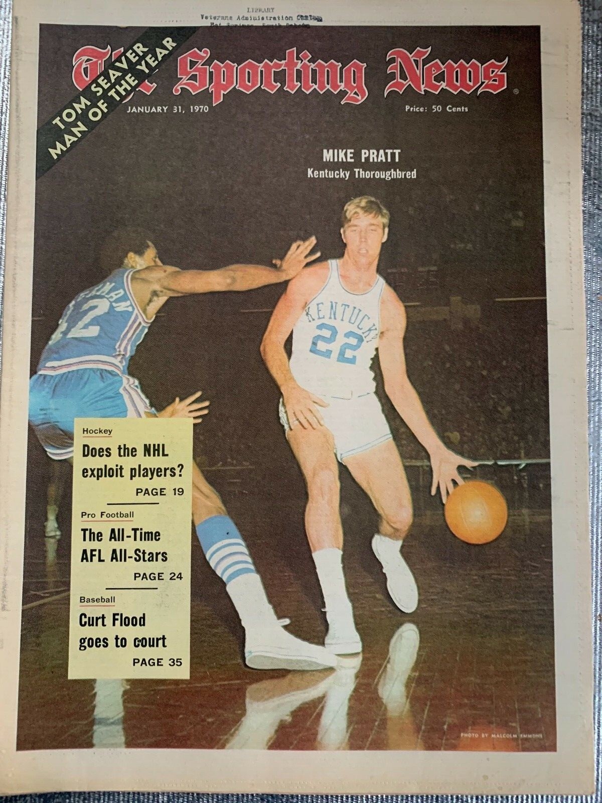 1/31/1970 The Sporting News - Adolph Rupp Kentucky, Yankees, Mets, KC ...