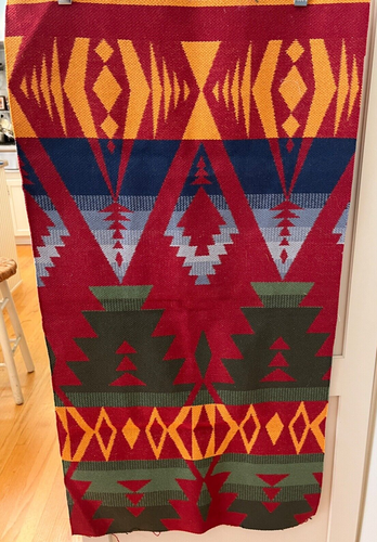 Vintage c. 1980's Pendleton/Native American Style Remnant 18" x 34" | eBay