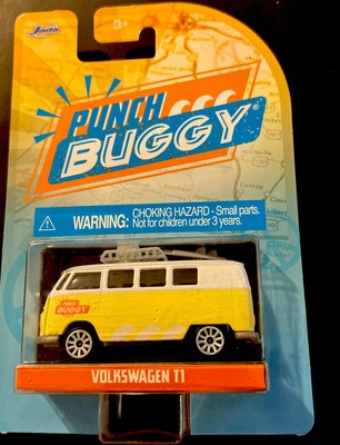 VW T1 Van ~ Punch Buggy w/surfboard Yellow & White 1:59 Scale Slug Bug ...