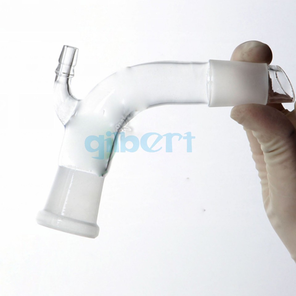 14/23 19/26 24/29 29/32 Joint Quickfit Glass Receiver Adapter With Hose ...