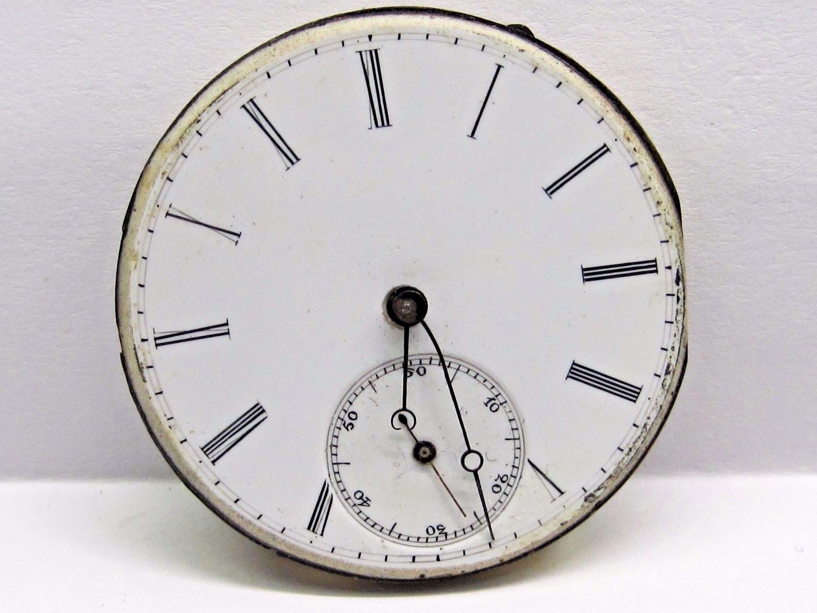 Antique Jules Mathey Lacle Pocket Watch Movement. 36 mm in size ...