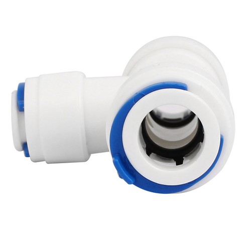 3/8"x3/8"x1/4" 3 Way Tube Quick Push in Connector 10pcs for Water ...