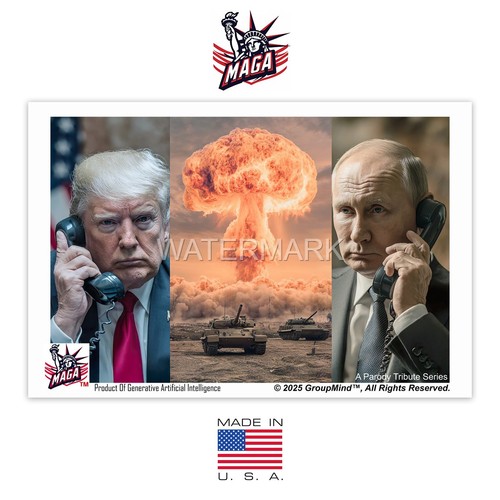 DONALD TRUMP PHOTO PUTIN PHOTO - MAGA Custom 4"x6" Photo Card “Team ...